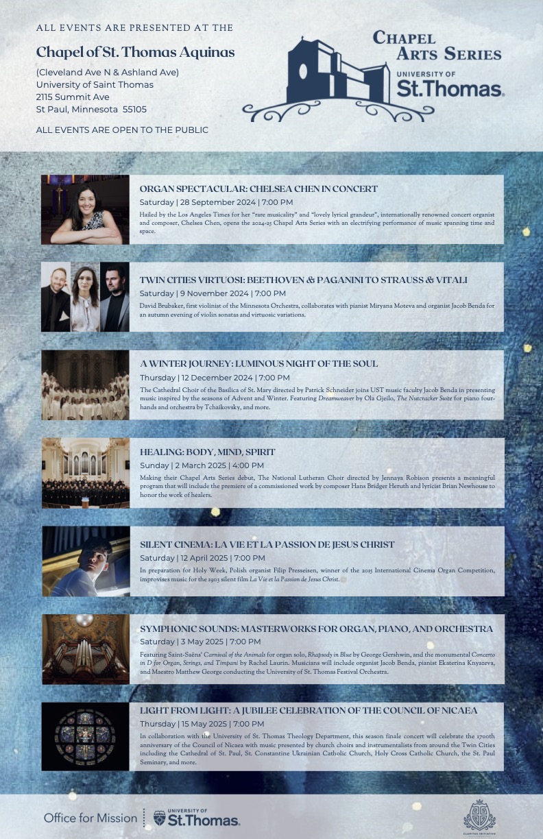Chapel Arts Series | University of St. Thomas - Minnesota